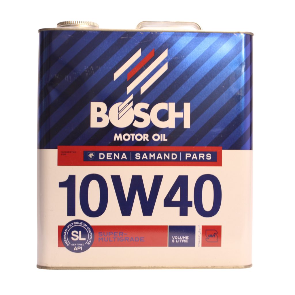 روغن موتور بوش مدل SAE 10W-40-SL حجم 5 لیتر - فروشگاه اینترنتی حی کت